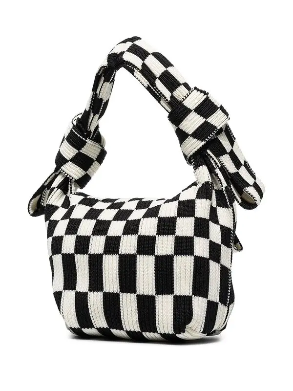 LASTFRAME Ichimatsu Checked Mini Bag