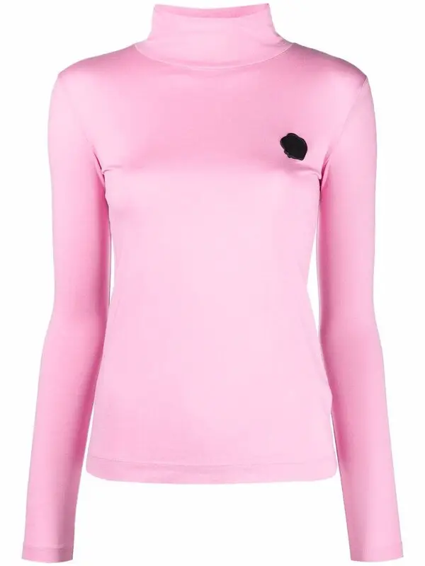 Viktor & Rolf Signature Seal Turtleneck Top