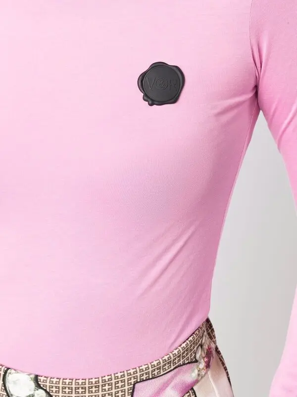 Viktor & Rolf Signature Seal Turtleneck Top