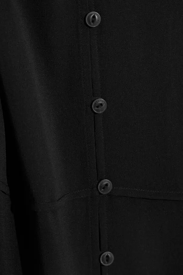 Rag & Bone Mccormick Button-detailed Stretch-silk Dress