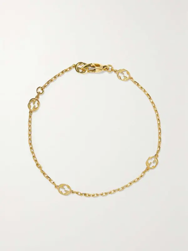 Gucci 18-karat Gg Bracelet