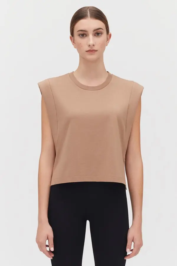Cuyana Cropped Tank Top