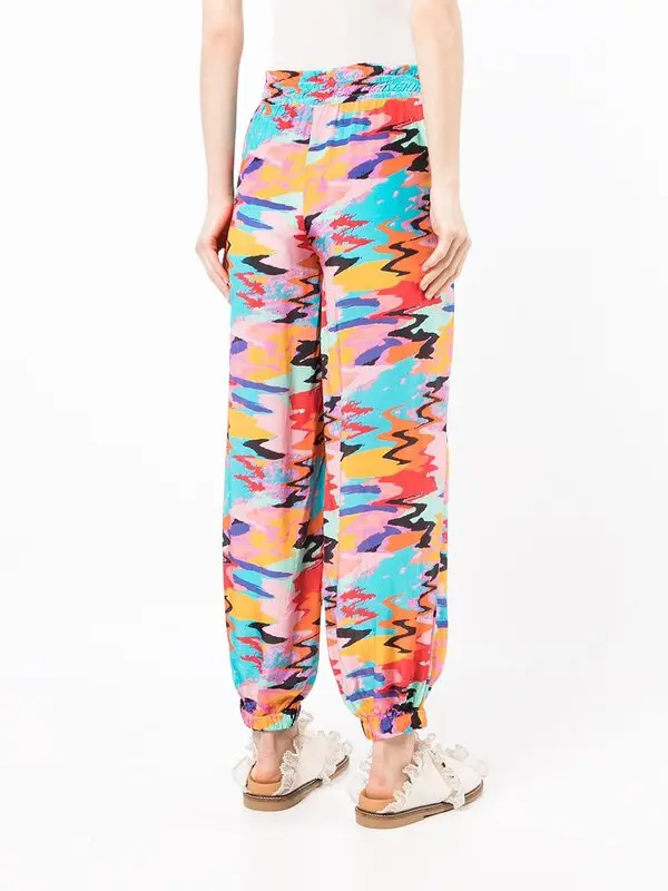 Solid & Striped Graphic-print Trousers