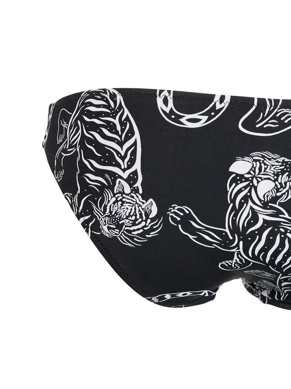 Solid & Striped The Eva Tiger-print Bikini Bottoms