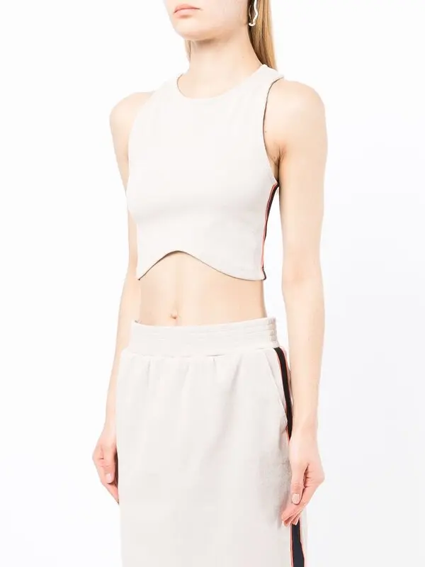 The Upside Ilarria Palm Cropped Top