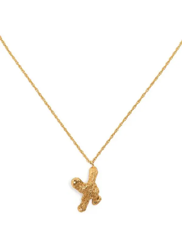 LOVENESS LEE Alphabet Pendant Necklace - Gold