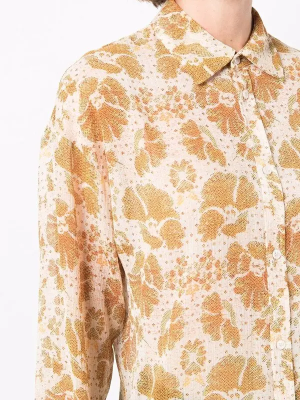 Dsquared2 Woven Floral Jacquard Shirt