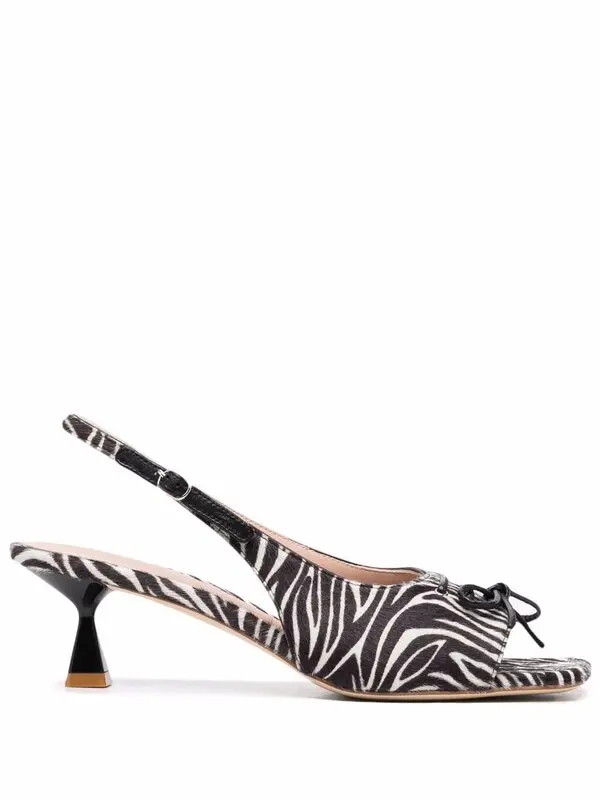 SCAROSSO Bella Zebra-print Pumps