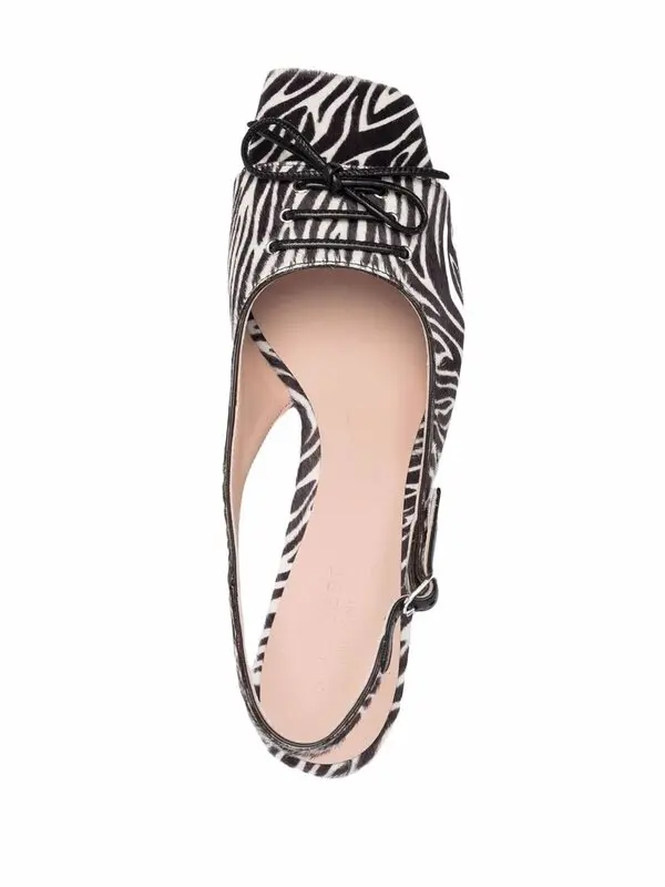 SCAROSSO Bella Zebra-print Pumps