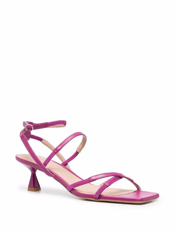SCAROSSO Sally Leather Sandals