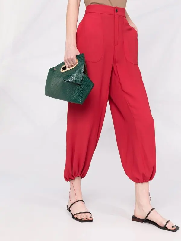 Fabiana Filippi Elasticated Cropped Trousers