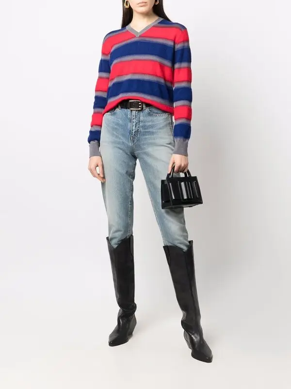 Dsquared2 Striped V-neck Jumper