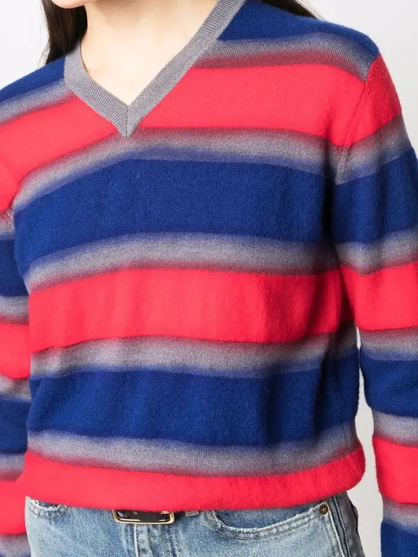 Dsquared2 Striped V-neck Jumper