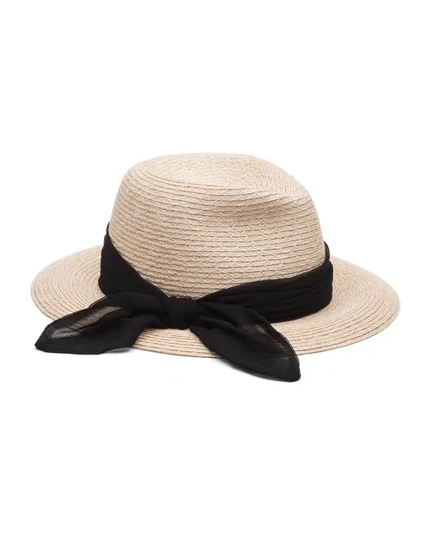 EUGENIA KIM, Lillian Toyo Packable Fedora - Sand, NWT EUGENIA KIM, Lillian Toyo Packable Fedora - | Mercari main image 2