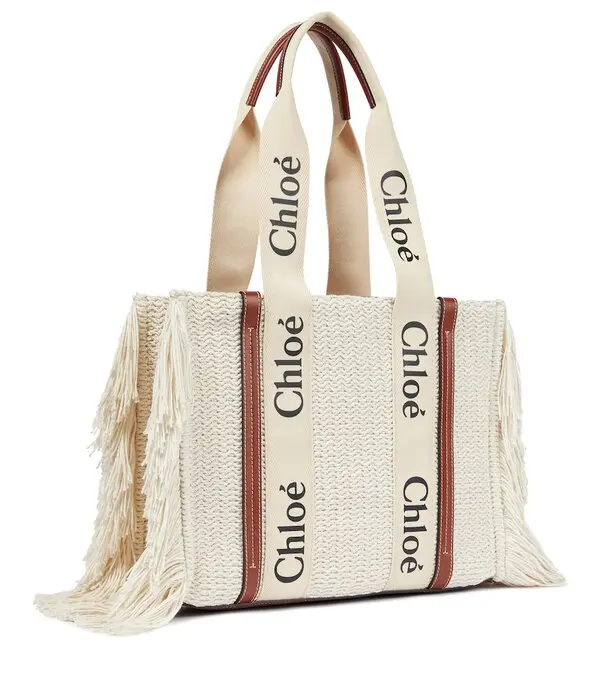 Chloé Woody Medium Cotton Tote