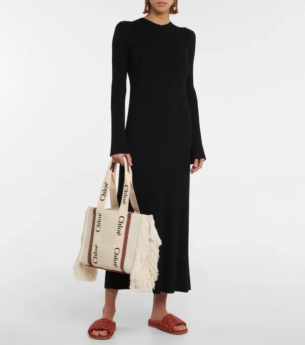 Chloé Woody Medium Cotton Tote