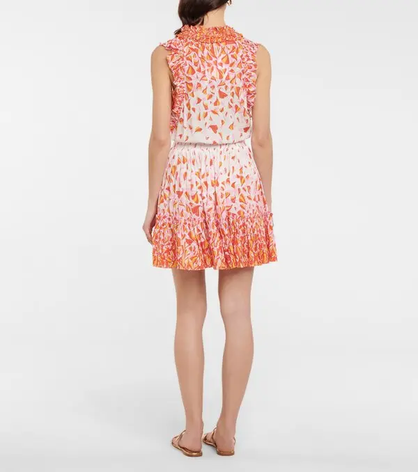 Poupette St Barth Triny Printed Minidress - Pink