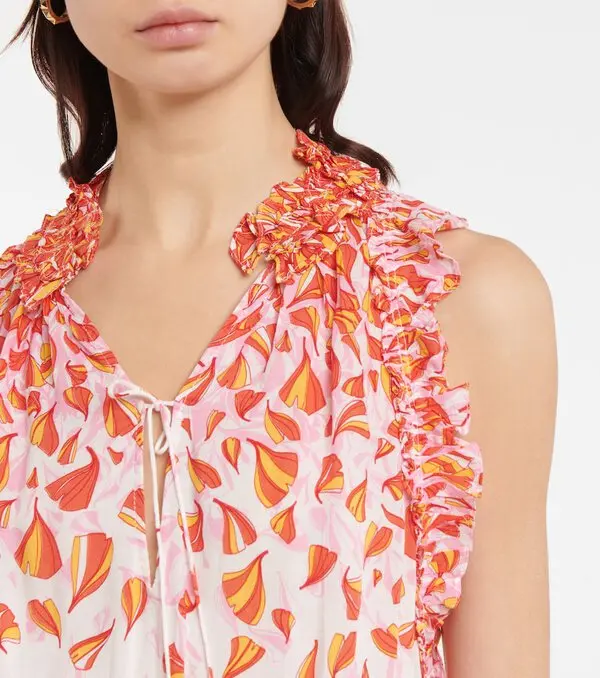 Poupette St Barth Triny Printed Mini Dress - Pink