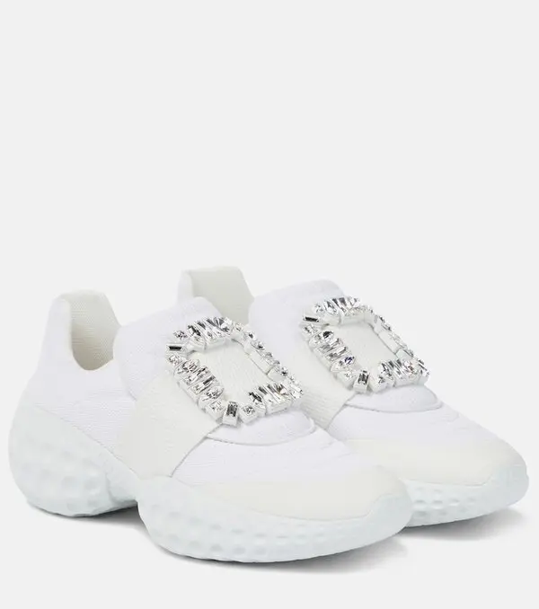 ROGER VIVIER Viv' Run Moonlight Sneakers - White
