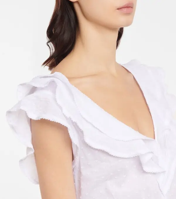 Poupette St Barth Della Cotton Midi Dress