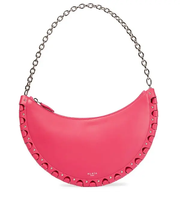 Alaïa Le Demi-lune Small Leather Shoulder Bag