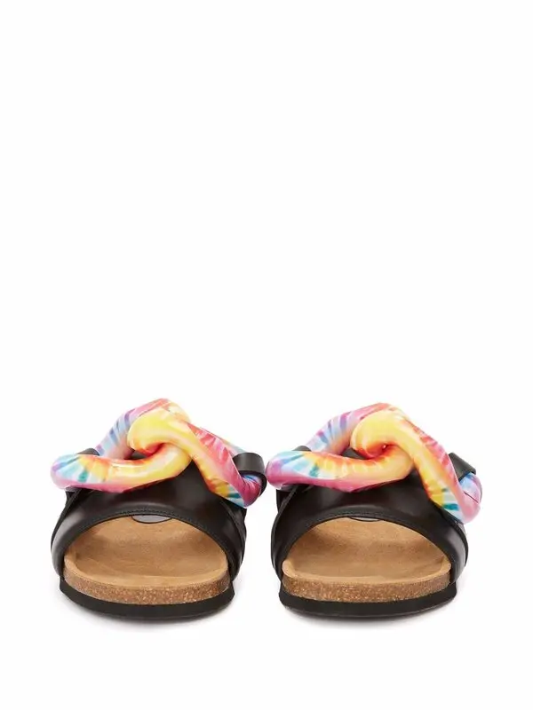 JW Anderson Chain Slip-on Slides - Black