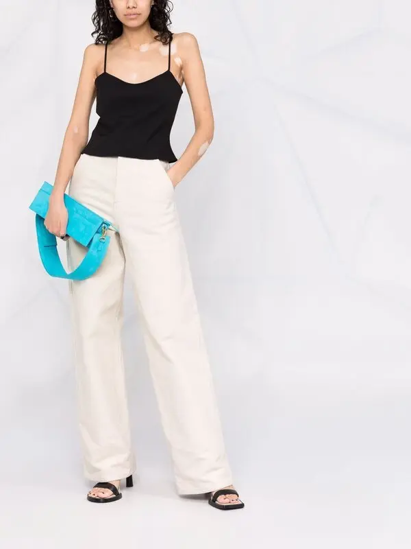 Jacquemus Scoop-neck Spaghetti-strap Top
