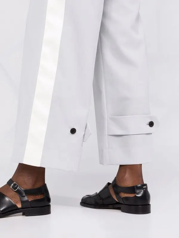 Sacai Side-stripe Straight-leg Trousers