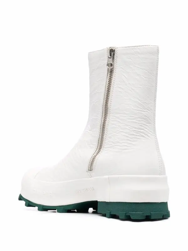 Camper Traktori Ankle Boots - White