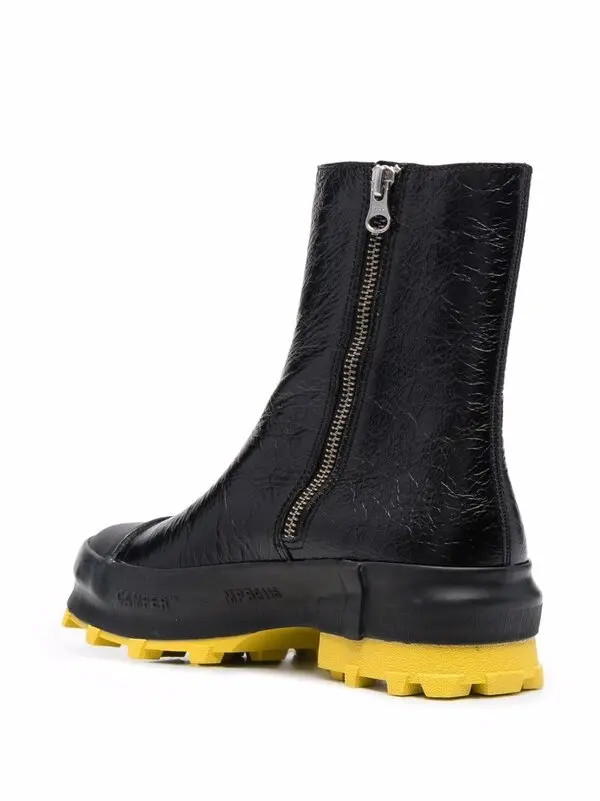 Camper Traktori Ankle Boots In Black - 30% Off | Editorialist