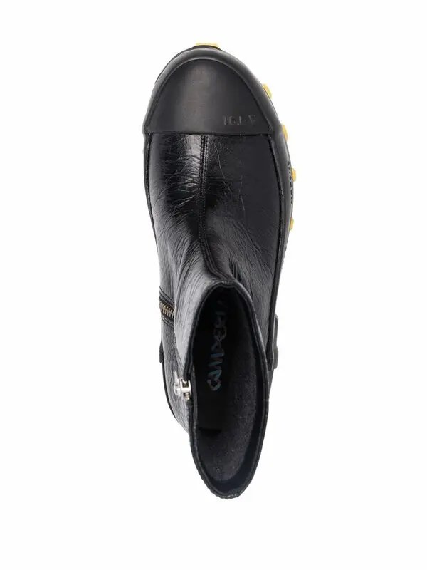Camper Traktori Ankle Boots In Black - 30% Off | Editorialist