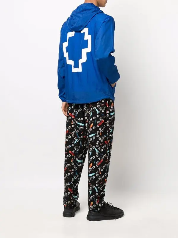COUNTY OF MILAN Cross-motif Windbreaker