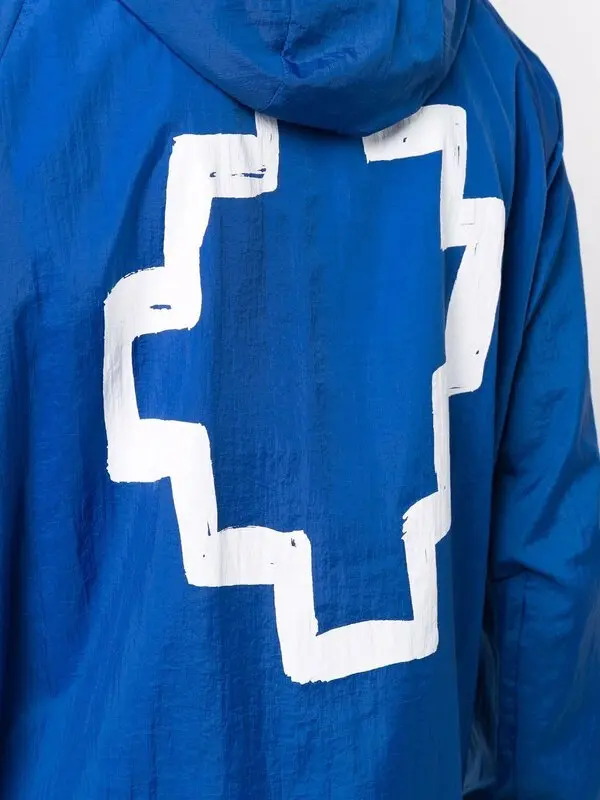 COUNTY OF MILAN Cross-motif Windbreaker