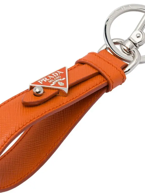 Prada Saffiano Leather Keychain