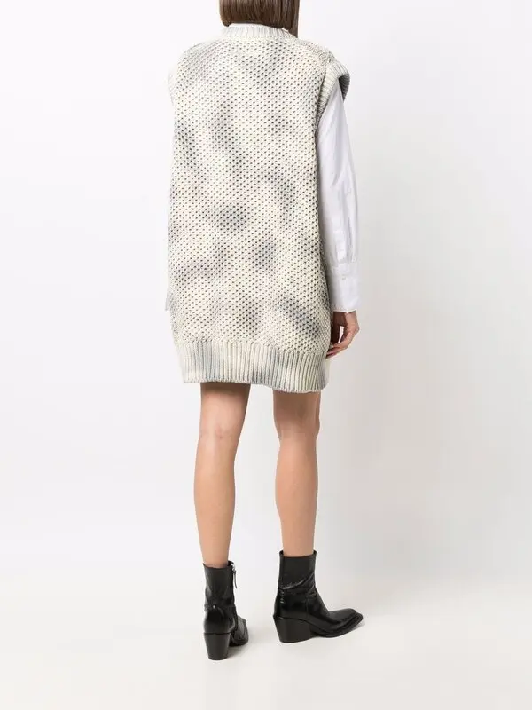 MAISON MARGIELA Tie-dye Knitted Dress