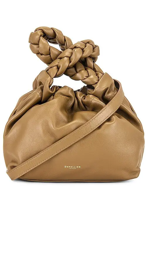 DEMELLIER Santa Monica Braid Bag In Tan
