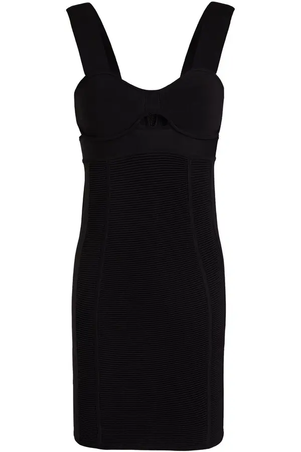 Herve Leger Cutout Bandage Mini Dress
