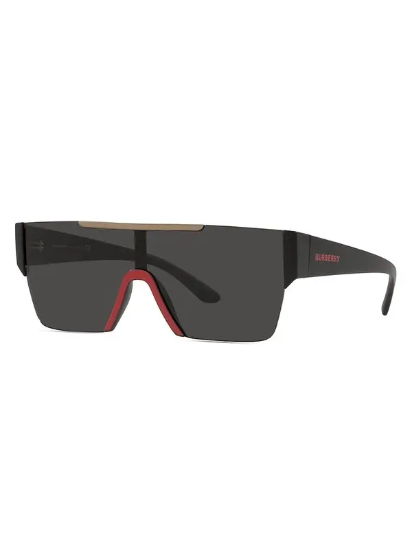 Burberry 87mm Shield Sunglasses In Black Red - 25% Off  display picture 1