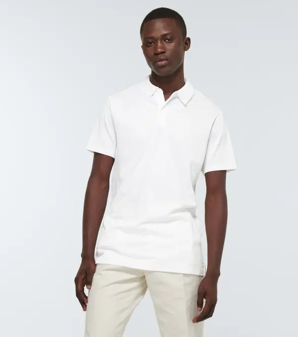 Derek Rose Ramsay Cotton-blend Polo Shirt