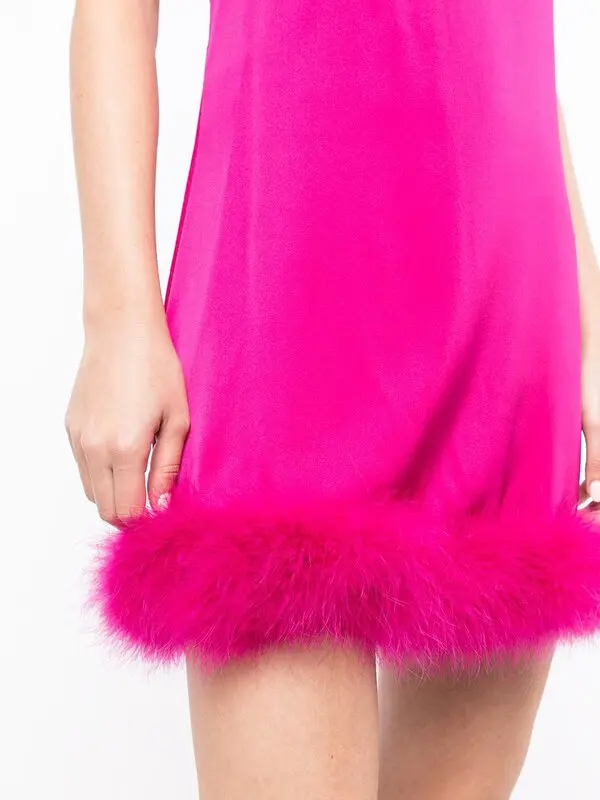 GILDA & PEARL Kitty Silk Slip Dress - Pink
