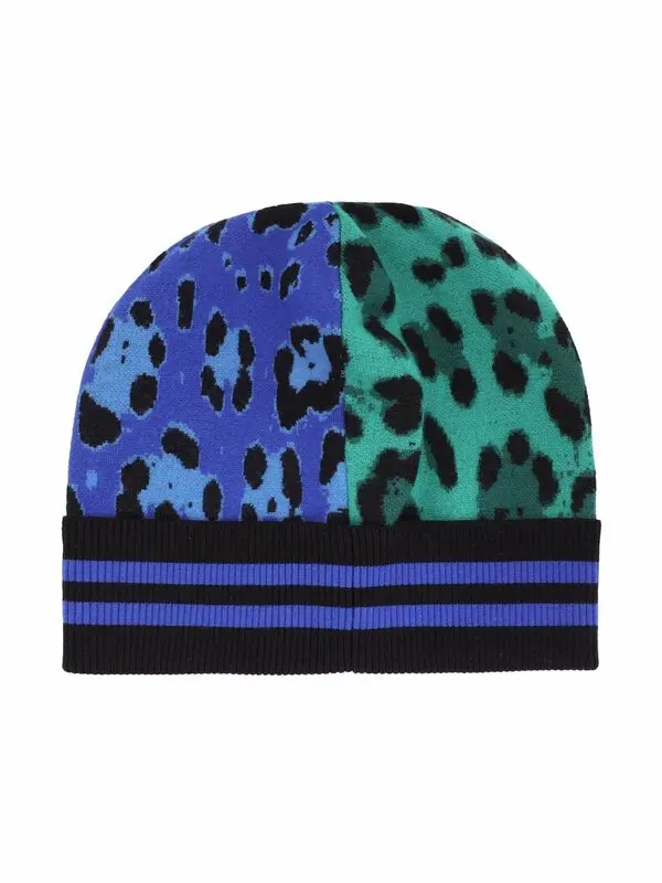 Dolce & Gabbana Leopard Print Beanie