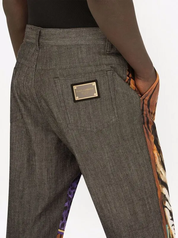 Dolce & Gabbana Tiger-print Trousers