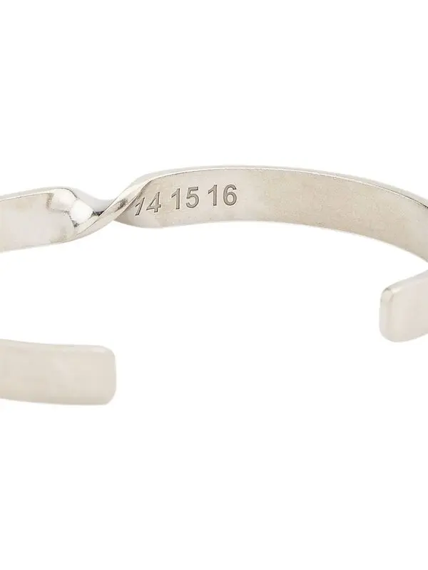MAISON MARGIELA Twisted Number-engraved Bracelet