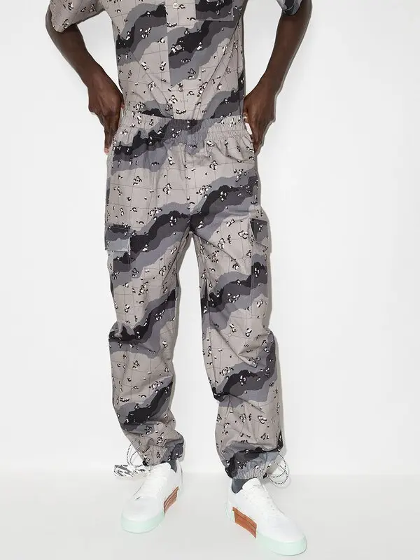 BILLIONAIRE BOYS CLUB Camouflage-print Cargo Trousers