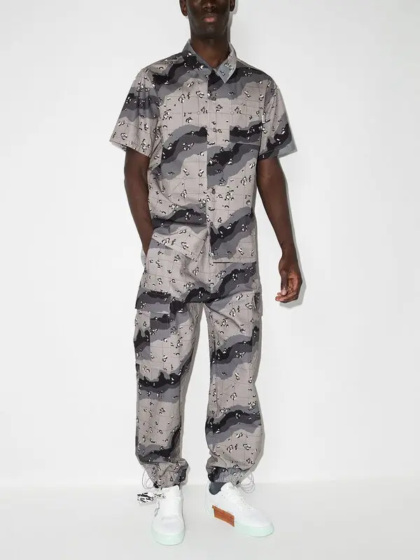 BILLIONAIRE BOYS CLUB Camouflage-print Cargo Trousers