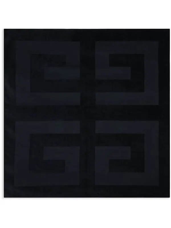 Givenchy 4g Embossed Towel - Black