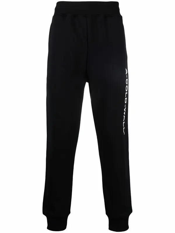 A-COLD-WALL* Logo-print Tapered Joggers - Black
