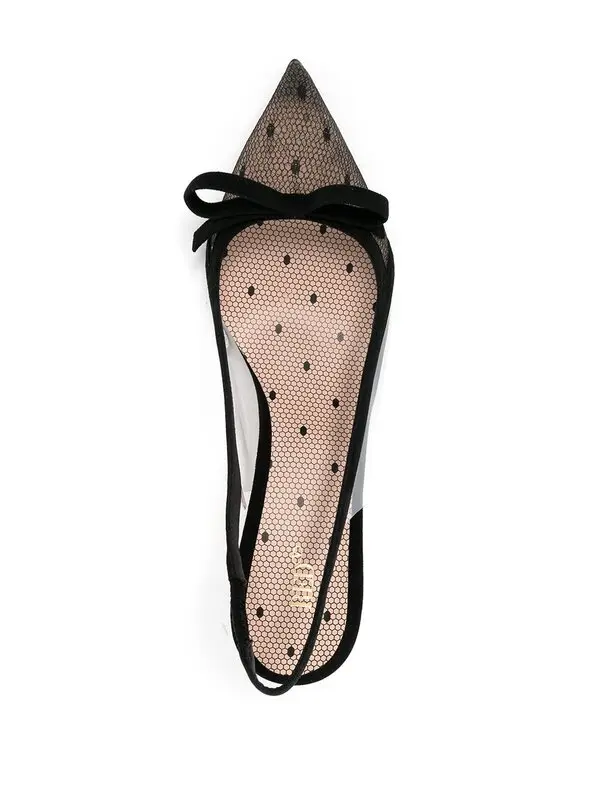 Red Valentino Sandie Pointed-toe Slingback Pumps