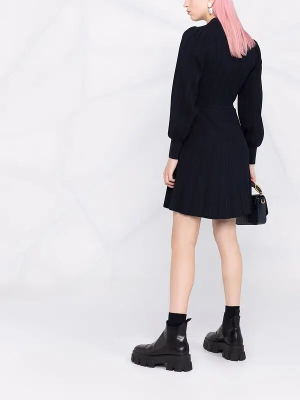 sandro lison short knit dress Pleated Knit Dress by Sandro at THE MILE