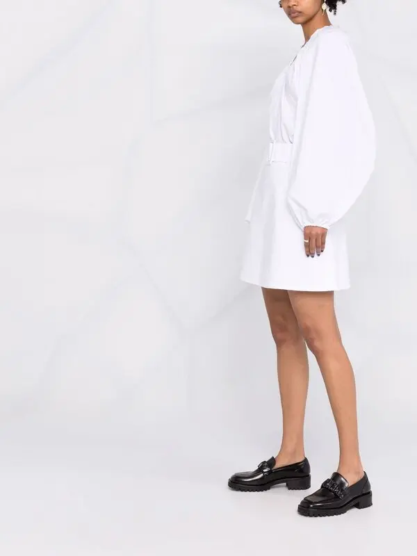 PATOU Oversized Collar Cotton Dress